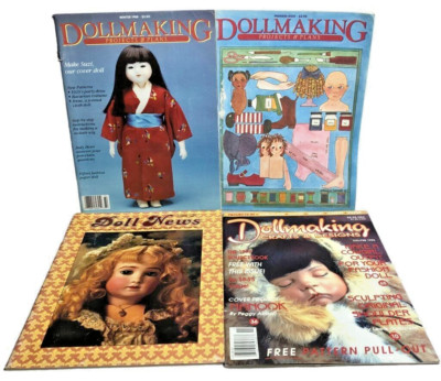 Lot/4 Assorted Doll Magazines Dollmaking & Doll News | eBay