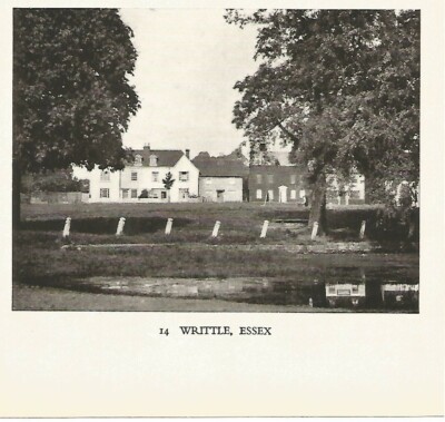 ENGLAND WRITTLE ESSEX HOUSES VIEW 1948 CLIP CLIPPING CUTTING SCRAP ...