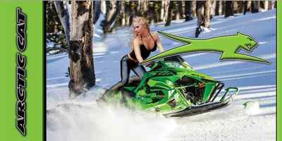 Arctic Cat Snowmobile Racing Snocross Garage Shop Trailer Banner Vinyl ...