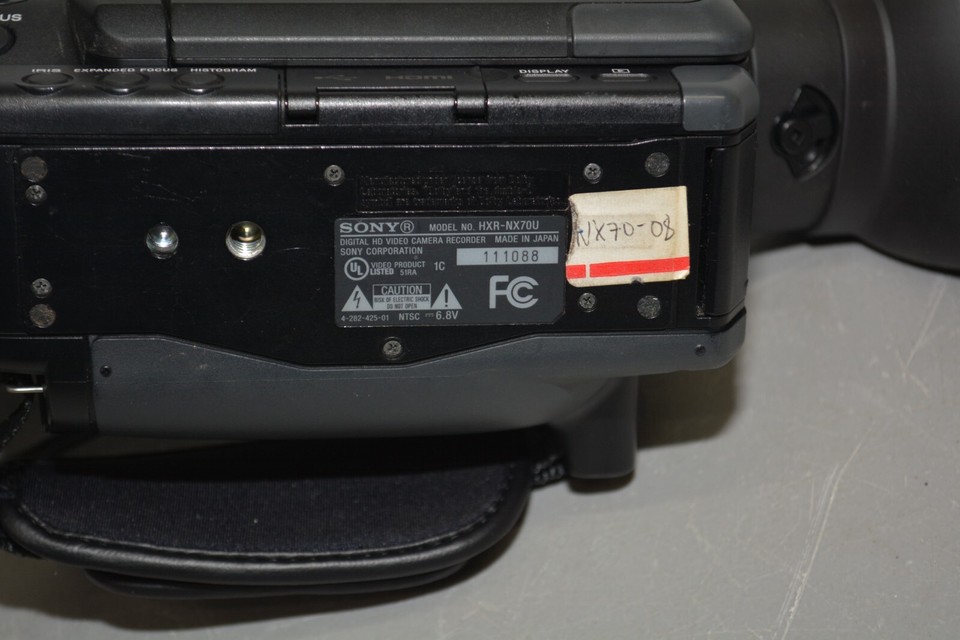 ^ Sony HXR-NX70U 96GB High Definition Compact Camcorder #X1697 | eBay