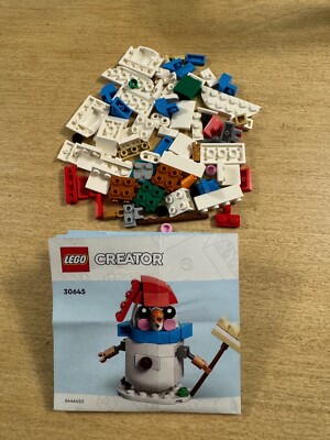 LEGO #30645 Snowman Polybag 100% complete | eBay