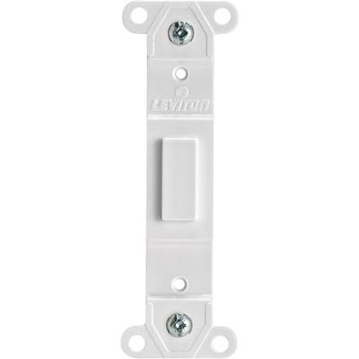 (20)- Leviton White Blank Toggle Wallplate Insert Adapter 002-80700-00W ...