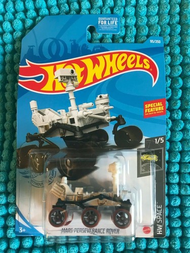 NEW ~ HOT WHEELS~HW SPACE ~ 1/5 ~ "MARS PERSEVERANCE ROVER" ~ 95/250 ...