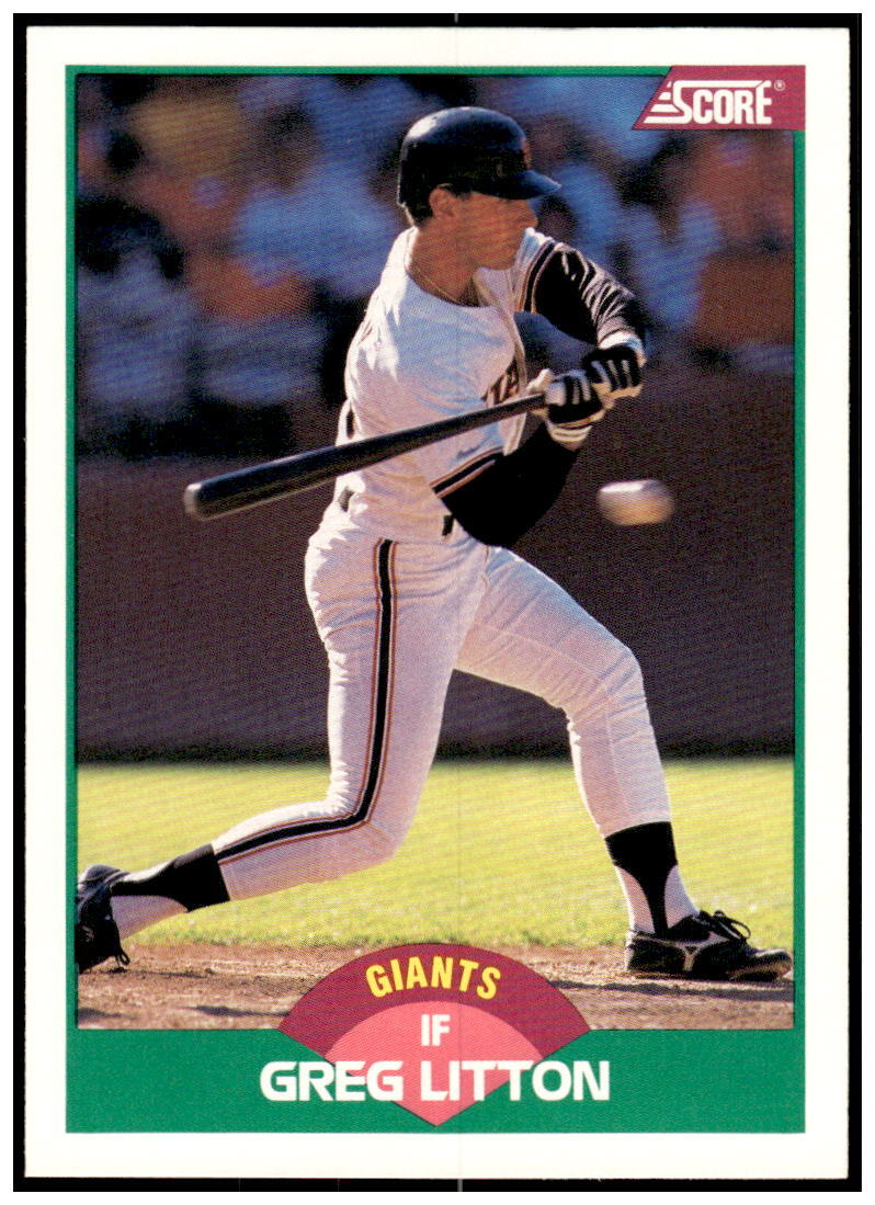 1989 Score Rookie & Traded #86T Greg Litton EX/NM | eBay