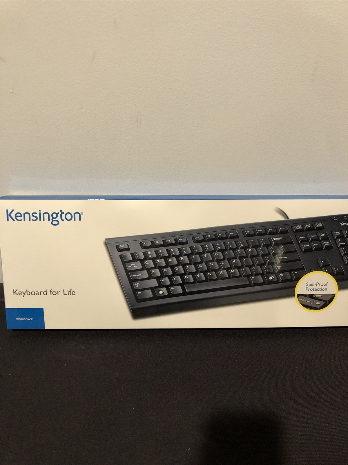 BRAND NEW Kensington USB Keyboard K64370A Spill-Proof Full-Size ...