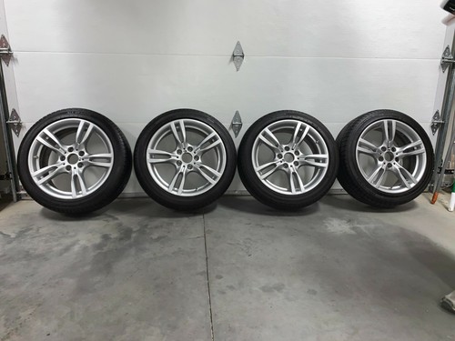 BMW 3 and 4 series18"alloy wheels 400m style, great condition and tires ...