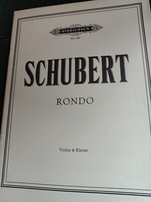 F Schubert Rondo in A for Violin & Piano | eBay UK