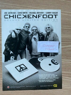 Chickenfoot Album Promo 2009 Album Promotional Vintage Print Ad | eBay