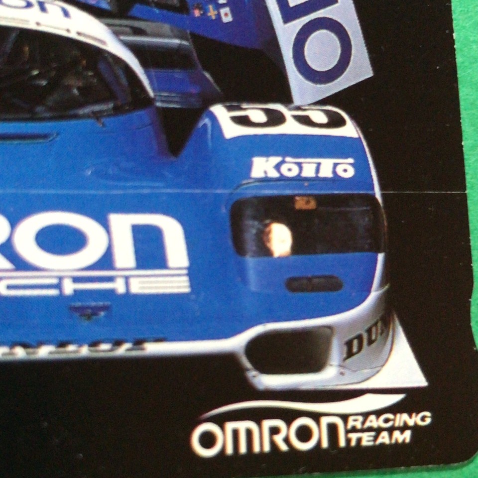 OMRON PORSCHE 962C Group C car Phone Card Japan teleca | eBay