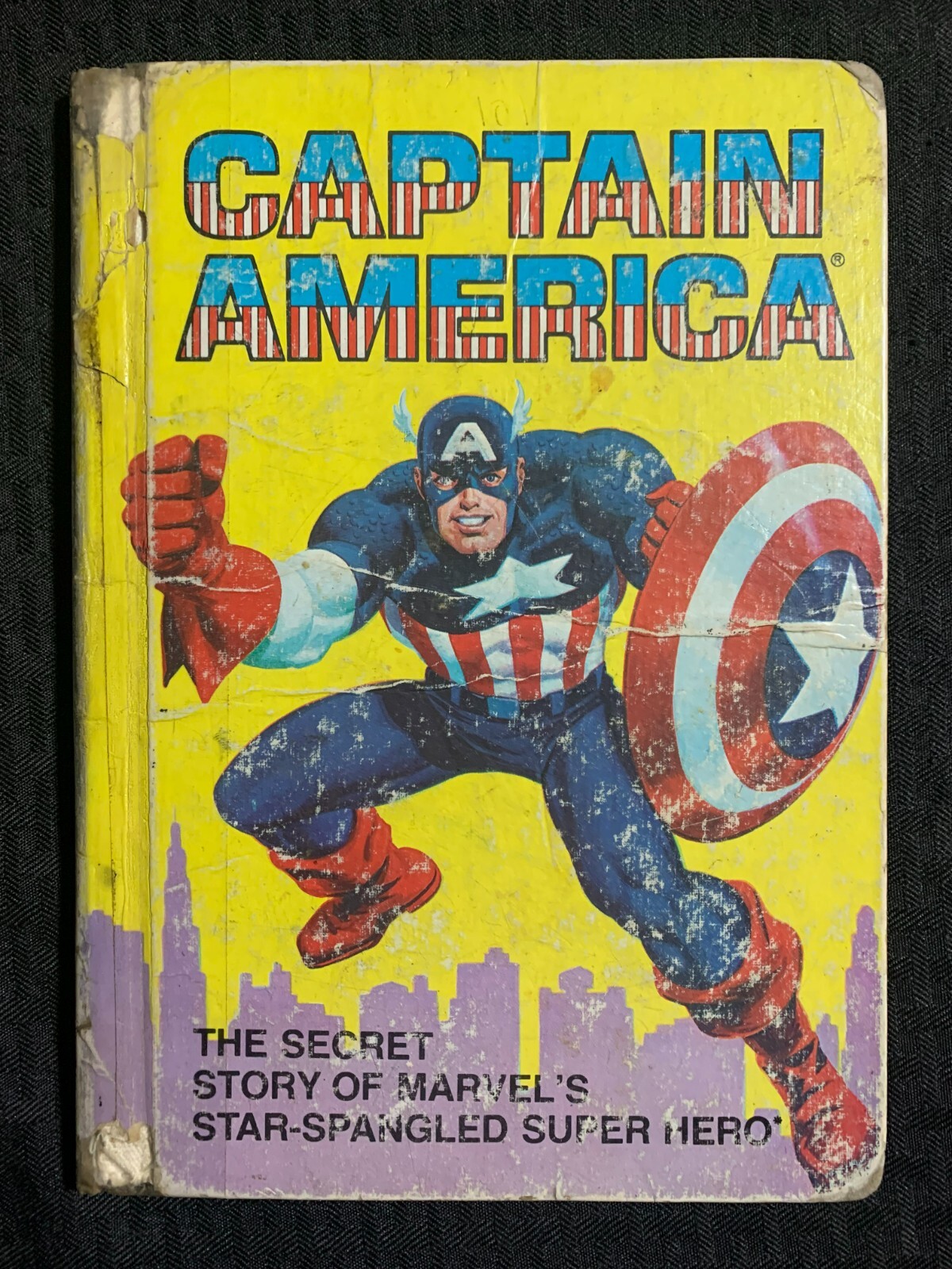 1981 CAPTAIN AMERICA Marvel's Star-Spangled Super Hero HC GD- 1.8 ...