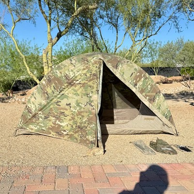 LiteFighter Tent US Army Issued Combat One Person OCP-18 | eBay