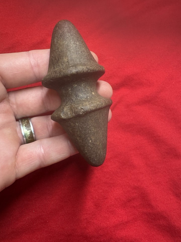 Indian Artifact Grooved Skull Cracker War Club Stone Arrowheads Stone ...