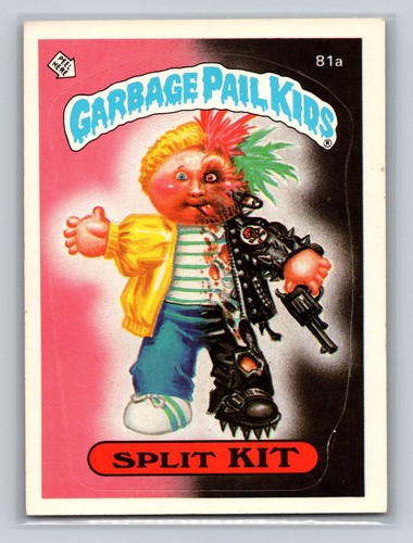 1985 Topps Garbage Pail Kids Series 2 #81a Split Kit Sticker Card | eBay