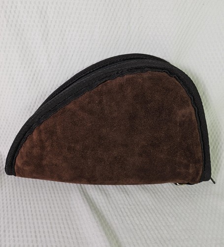 Ace Case Suede Soft Pistol Case 12" Brown Color fits 45acp or Smaller ...