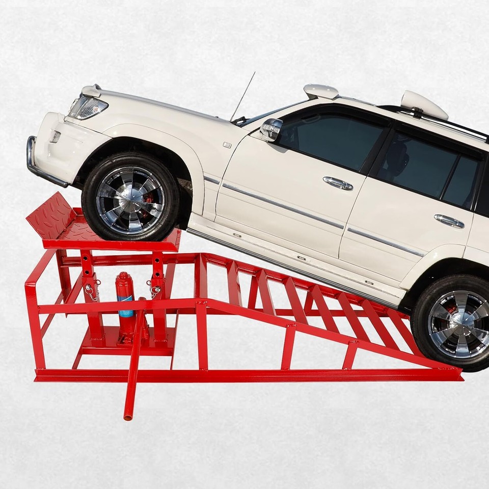 2 Pack Hydraulic Car Ramps 5T 10000lbs Low Profile Car Lift Service ...