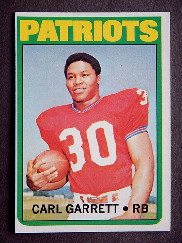 Carl Garrett #229 Topps 1972 Football Card (New England Patriots) VG | eBay