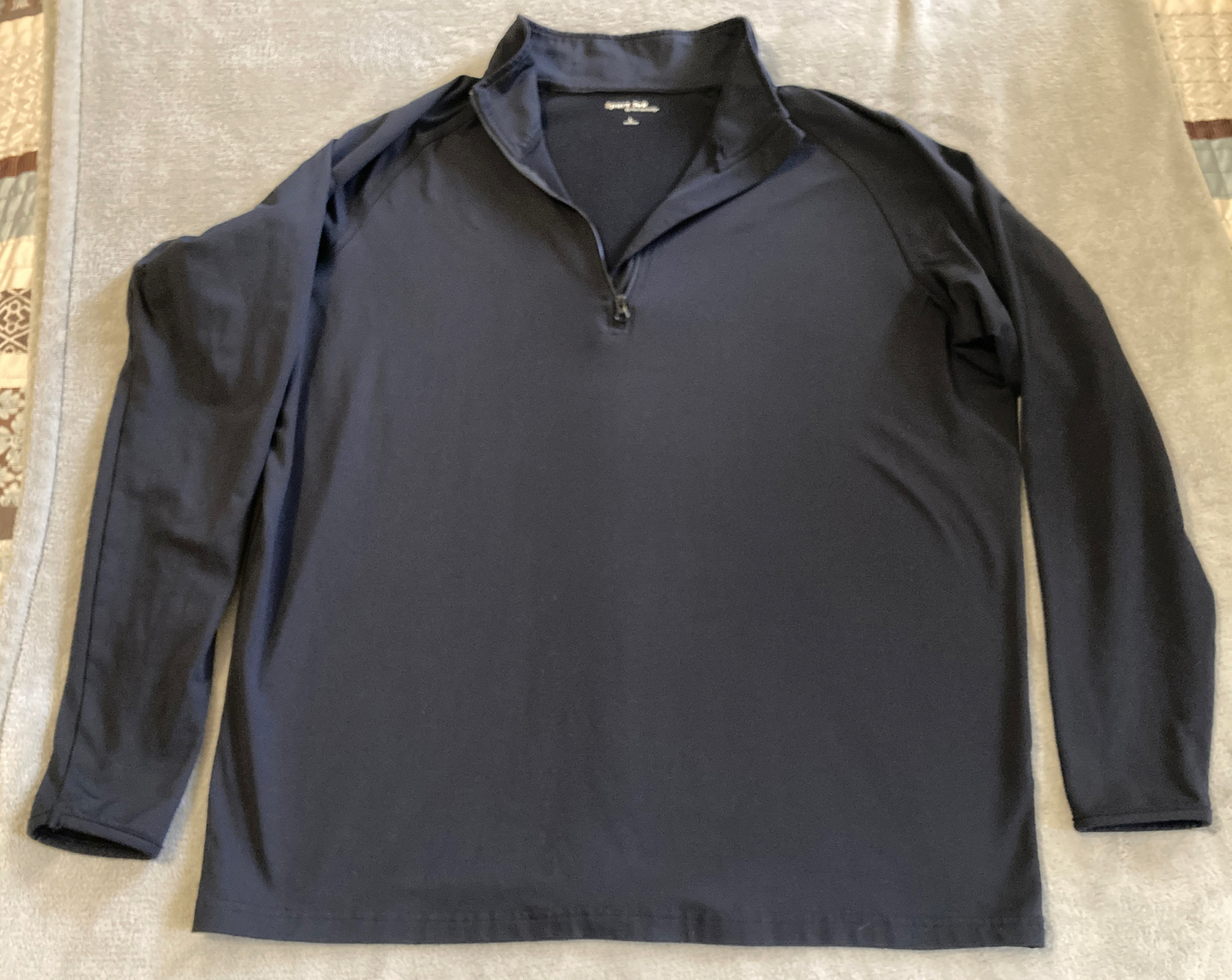 Sport Tek 1/4 zip pullover ST850 Black Large | eBay