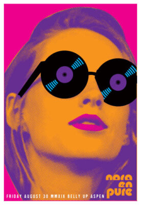 Scrojo Nora En Pure 8/30/2019 Poster Belly Up Aspen Colorado NoraEnPure ...