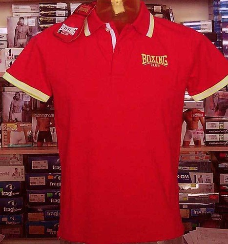 Polo Hommes Boxe avec Logo Brodé ,Imprimé Sur Cou E Profils Fluo ...