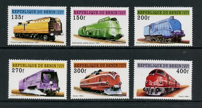 U347 Benin 1997 trains 6v. MNH | eBay