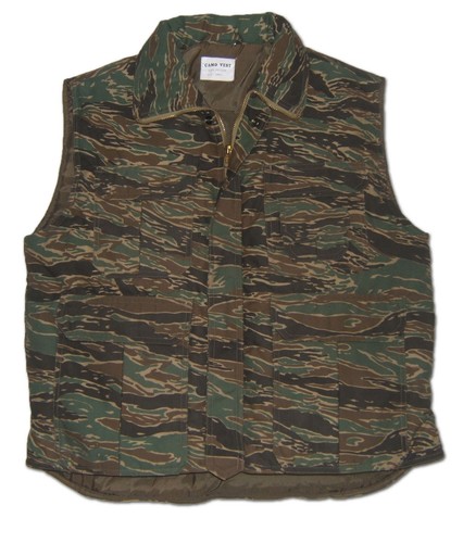 Padded Body Warmer Fishing Hunting Shooting Army Combat Multi Pocket ...