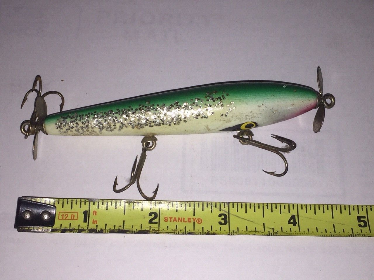 Sam's Baits Wood Lure Topwater Propeller VIntage Fishing Lures | eBay