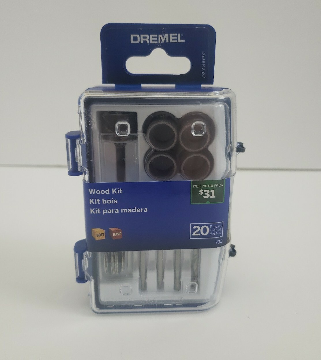 Dremel 20 Piece Wood Carving Engraving Sanding Micro Kit Power Rotary ...