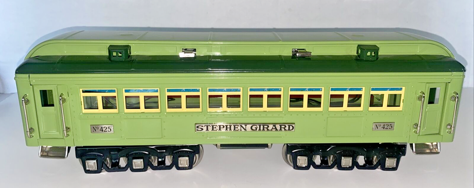 MTH/LIONEL STANDARD GAUGE #425 "STEPHEN GIRARD" PASSENGER CAR - REPRO ...