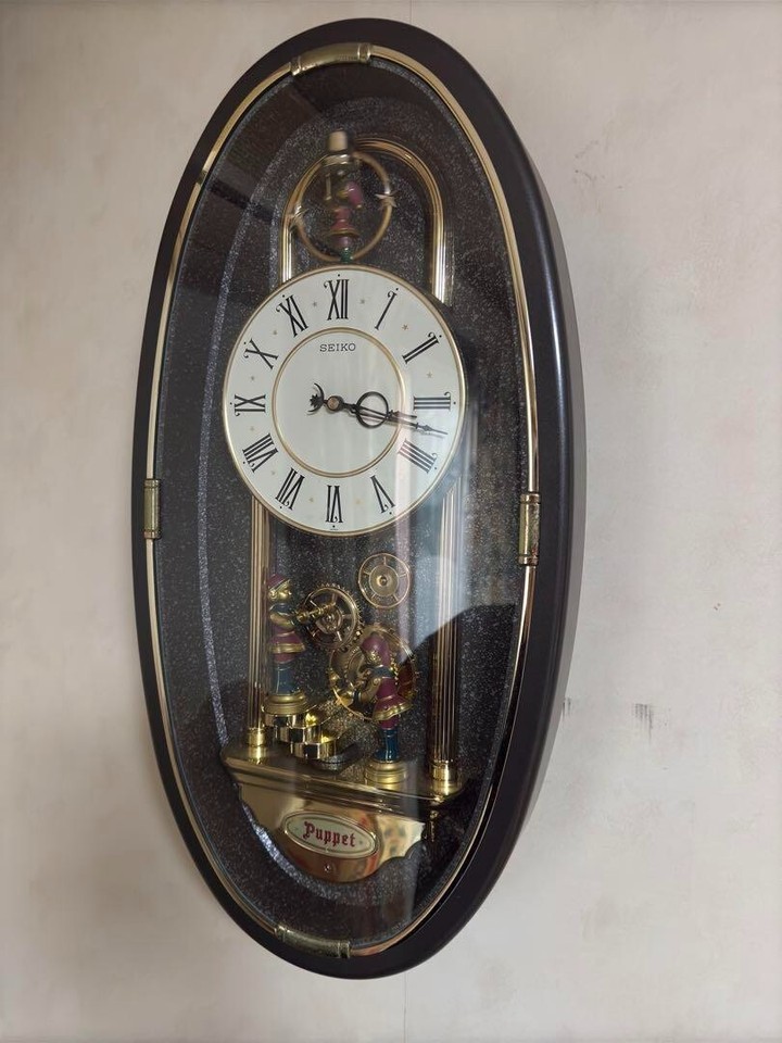 SEIKO Puppet RE506B melody Clock 1990s Vintage Operation confirmed ...