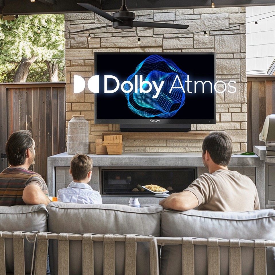 Sylvox 65'' Outdoor QLED TV IP55 weatherproof App store 2000 nits for ...