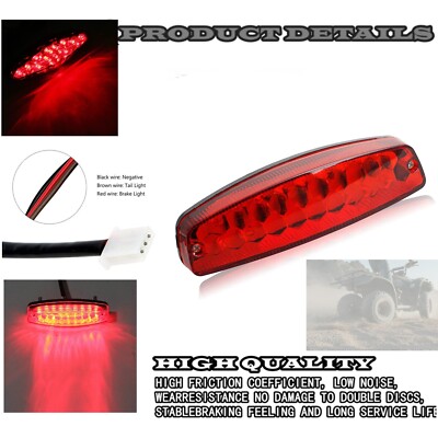 LED REAR TAIL BRAKE LIGHT 50CC 70CC 90CC 110CC 125CC ATV PEACE SUNL ...