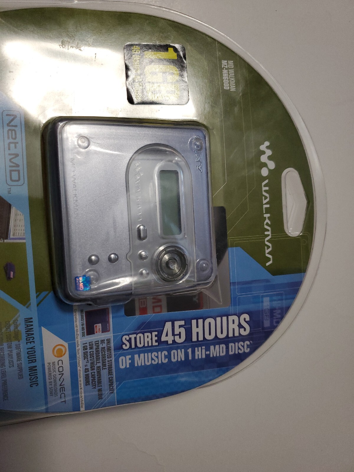 Sony MZ-NH600D Hi-MD MiniDisc Walkman Recorder Player. Brand new seal ...