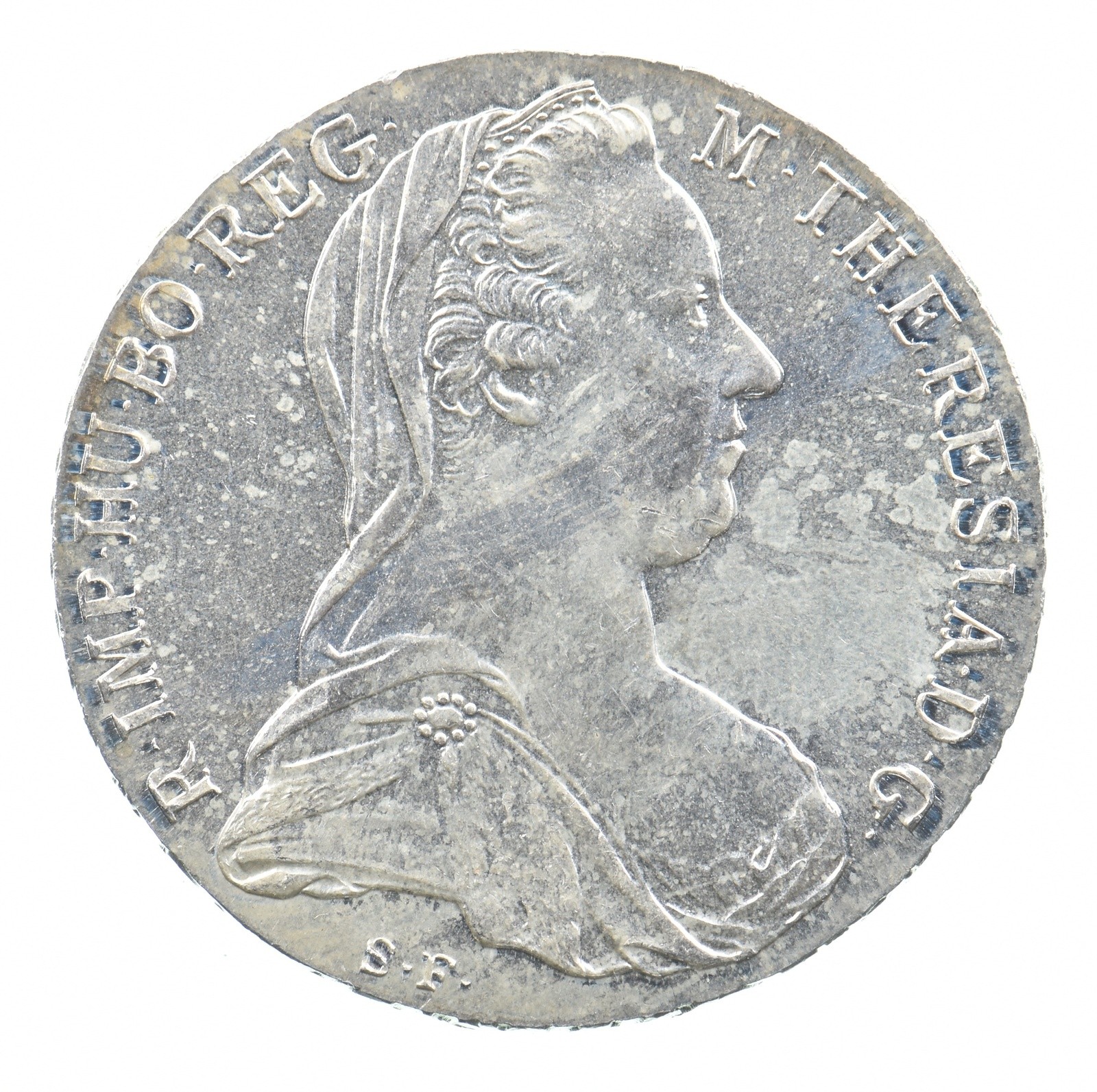 SILVER - WORLD COIN - 1780 Austrian Empire 1 Thaler - World Silver Coin ...