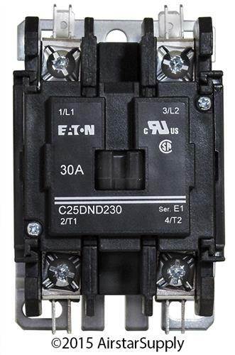 C25DND230A Eaton / Cutler Hammer Contactor - 30 Amp 2 Pole 120V Coil | eBay