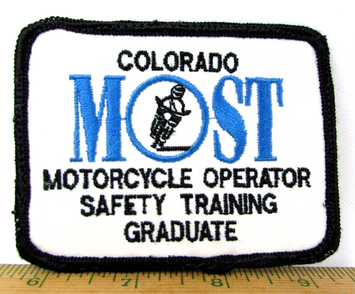 Vintage Colorado MOST Motorcycle Operator Safety Training Graduate ...