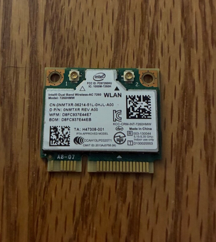 Intel Dual Band Wireless-N 7260 Wireless WiFi Card 7260 | eBay
