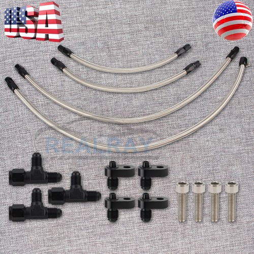 FAST 102 Steam Vent Kit / Complete LS1 LS6 LS3 Coolant Crossover SIlver ...