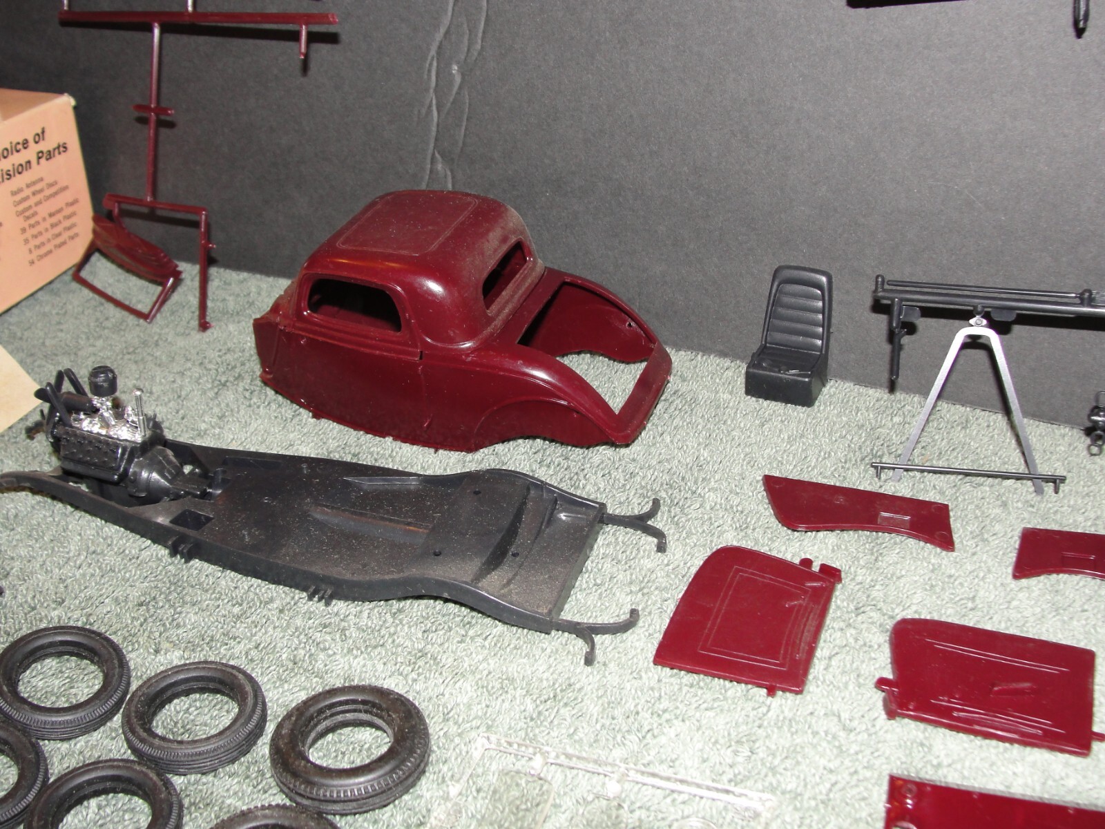 1962 Monogram 1934 Ford Coupe/Convertible Customizing 1:24 Scale Model ...