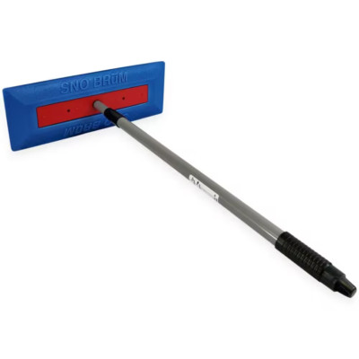 Roof Snow Removal Broom 17 in. W with 48 in. Telescoping Handle Push ...