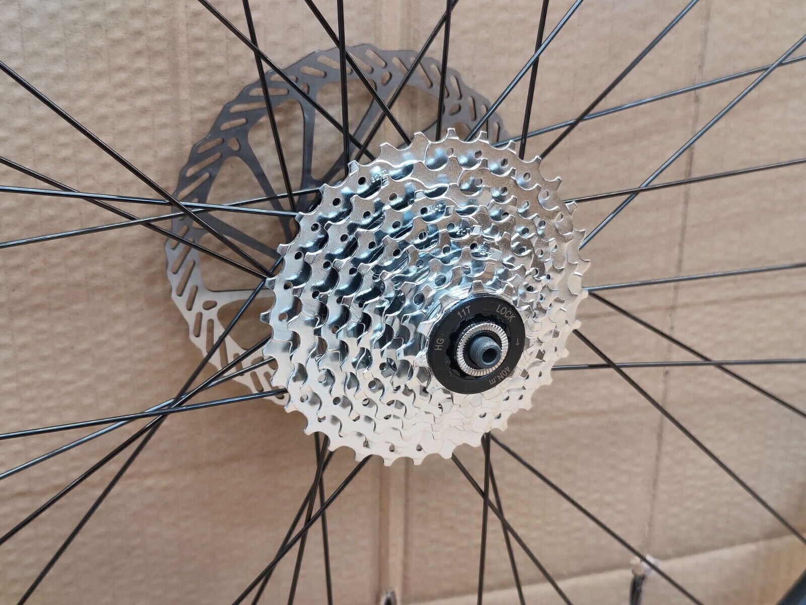 QR 700c 28" Hybrid Bike Disc Brake Wheel Set 7/8/9/10 Speed Kenda 35c ...