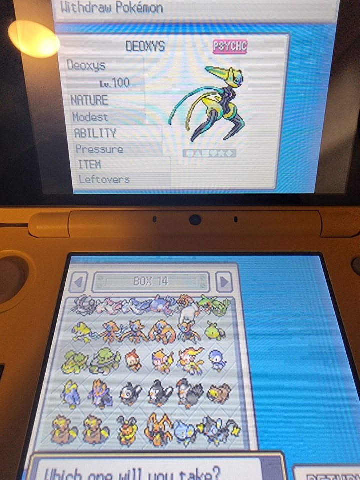 Authentic Nintendo DS Pokemon HeartGold 493 Shiny Pokemon No BOX CIB ...