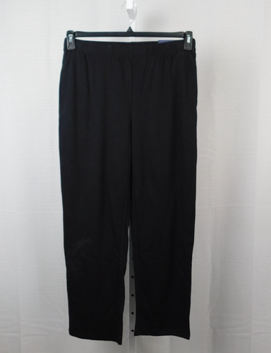 Basic Editions Relaxed Fit Elastic Waist Cotton Sweatpants Black Medium ...