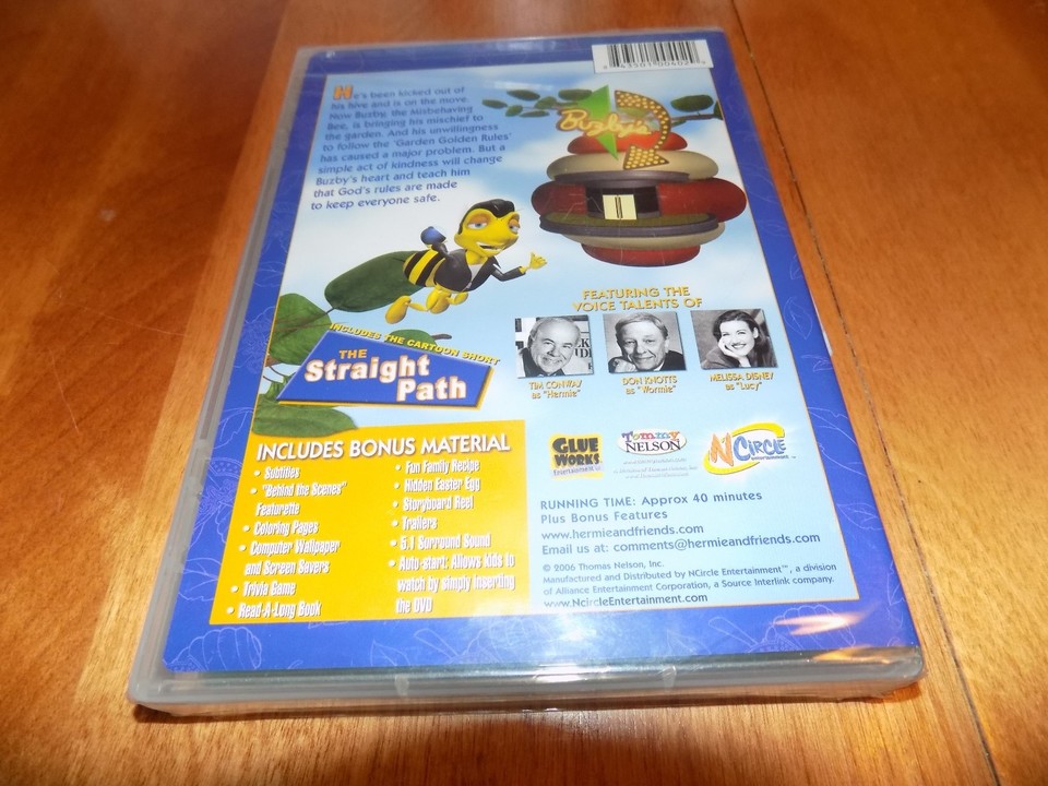 MAX LUCADO's HERMIE & FRIENDS Buzby the Misbehaving Bee Children's DVD ...