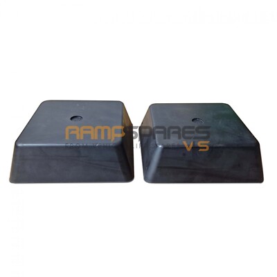 Rubber raiser Blocks (x2) Jacking beam height adaptor blocks 50mm | eBay UK