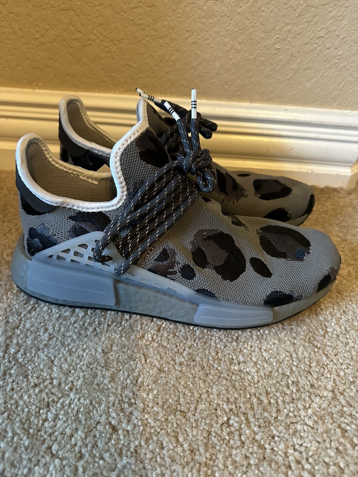 adidas Originals NMD Human Race x Pharrell Animal Print - Ash ID1531 ...