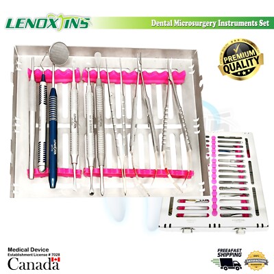 Dental Microsurgery Instruments Set, Micro Needle Holder-Scissors ...
