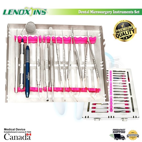 Dental Microsurgery Instruments Set, Micro Needle Holder-Scissors ...