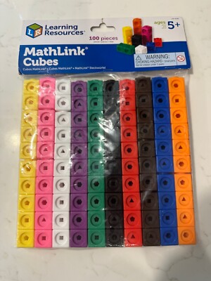 Mathlink Cubes - Set of 100 Cubes LEARNING RESOURCES STEM Activities ...