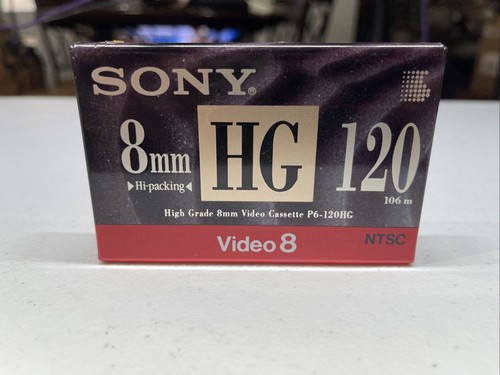 Sony, HG, NTSC, 8mm, P6-120HG, Video Cassette, 120 min: BRAND NEW ...
