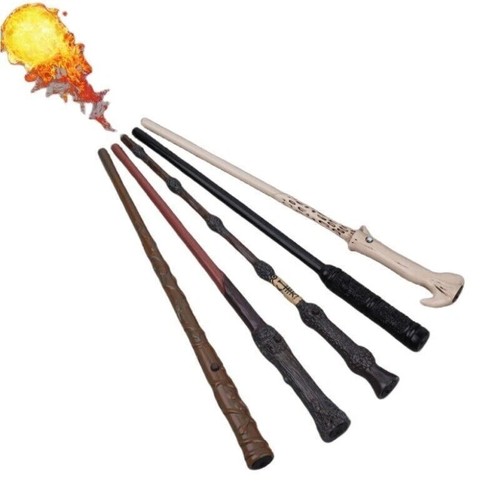 Harry Potter Magic Fire Wand Shooter Fireball Firing Wand Dumbledore ...
